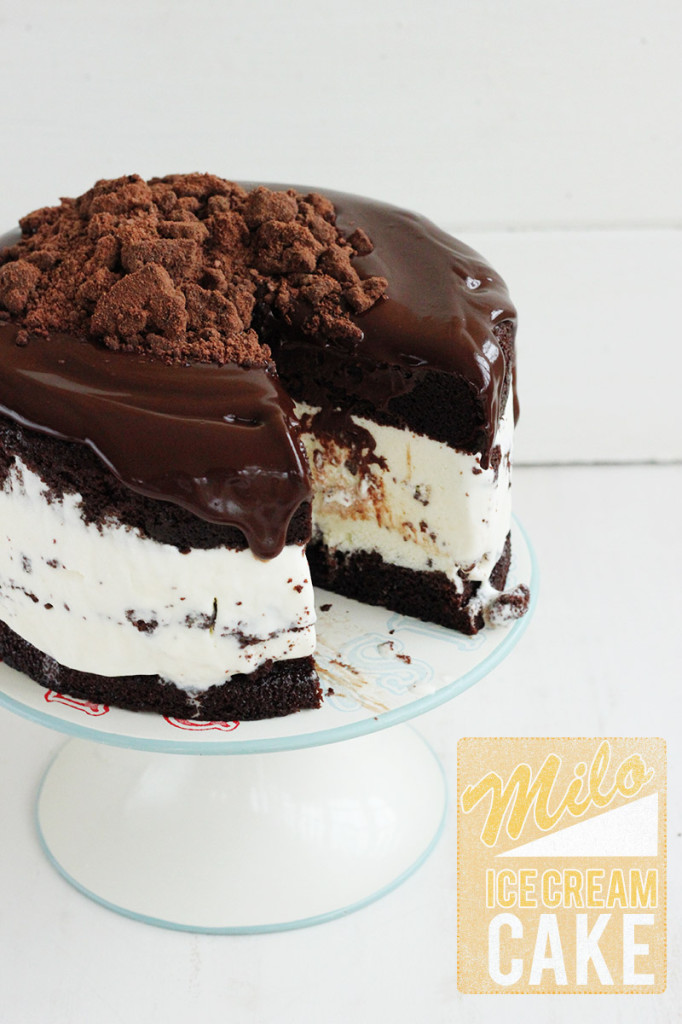 Milo Ice Cream Cake | The Sugar Hit