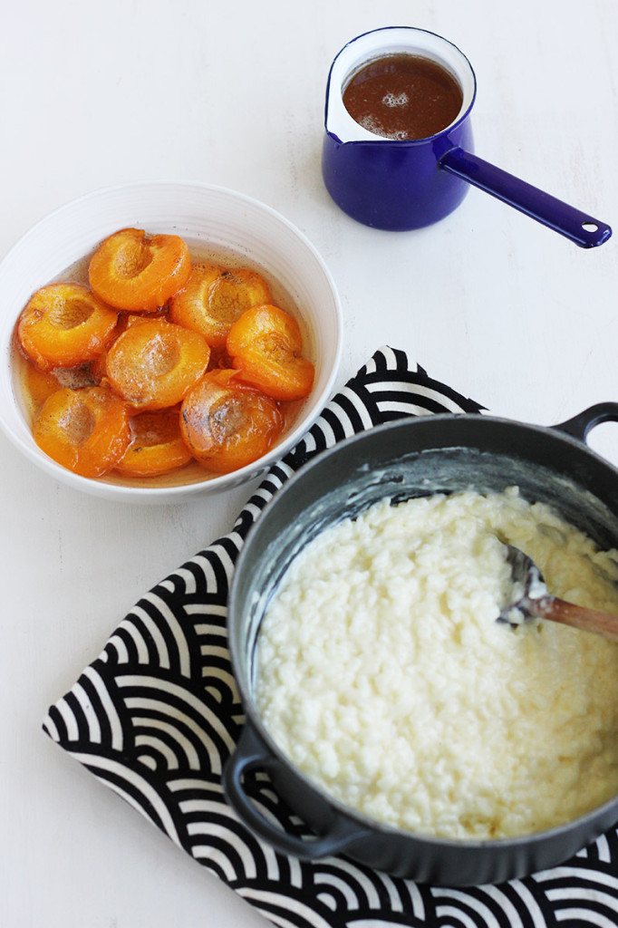 Scandi Rice Pudding + Vanilla Poached Apricots | The Sugar Hit