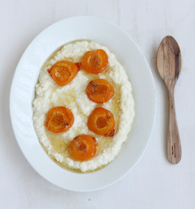 Scandi Rice Pudding + Vanilla Poached Apricots | The Sugar Hit