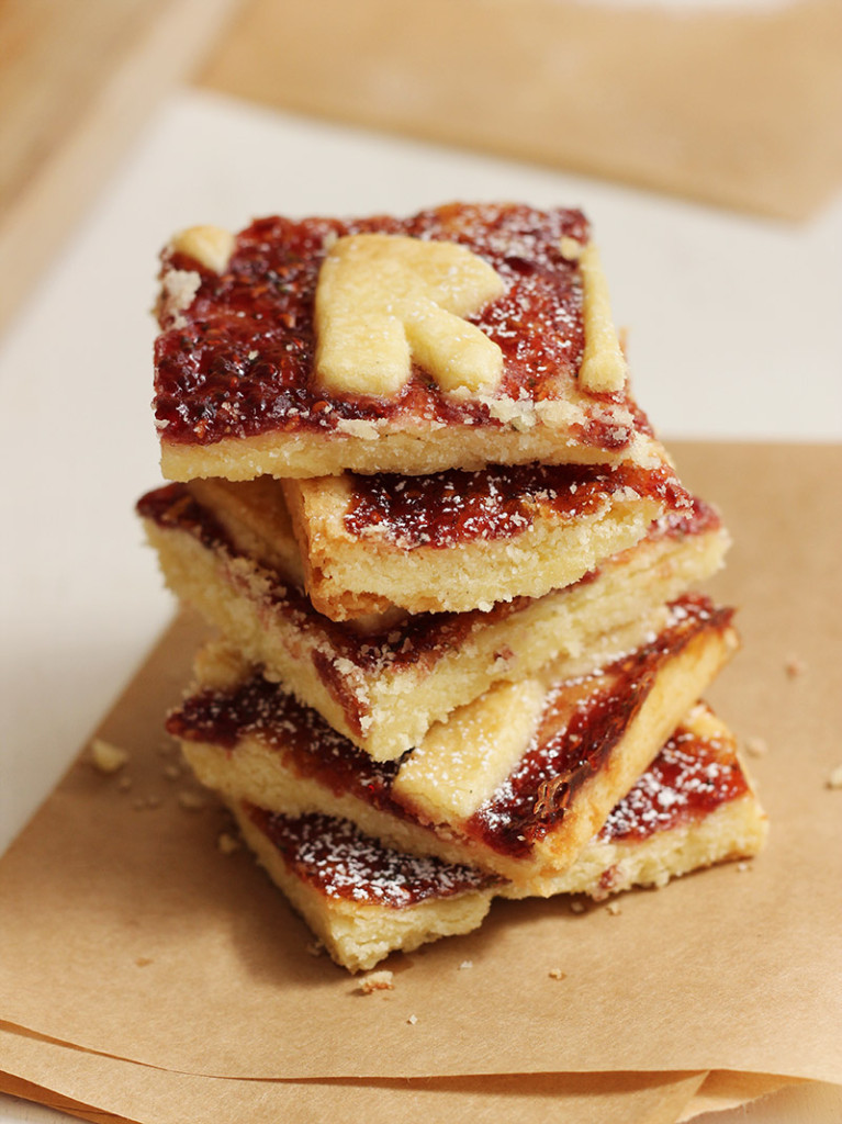 Valentine's Shortbread with Raspberry & Rosemary Jam | The Sugar Hit