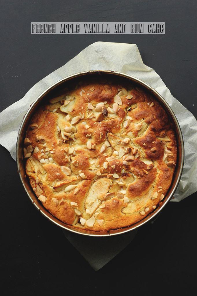 French Apple, Vanilla & Rum Cake | The Sugar Hit