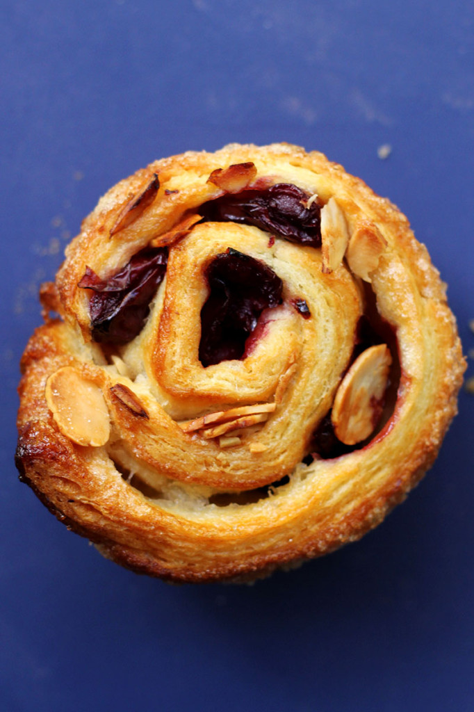 Cherry & Almond Morning Buns | The Sugar Hit