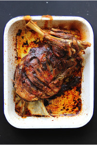 Moroccan Mechoui Lamb with Khobz Bread {street food monday} | The Sugar Hit