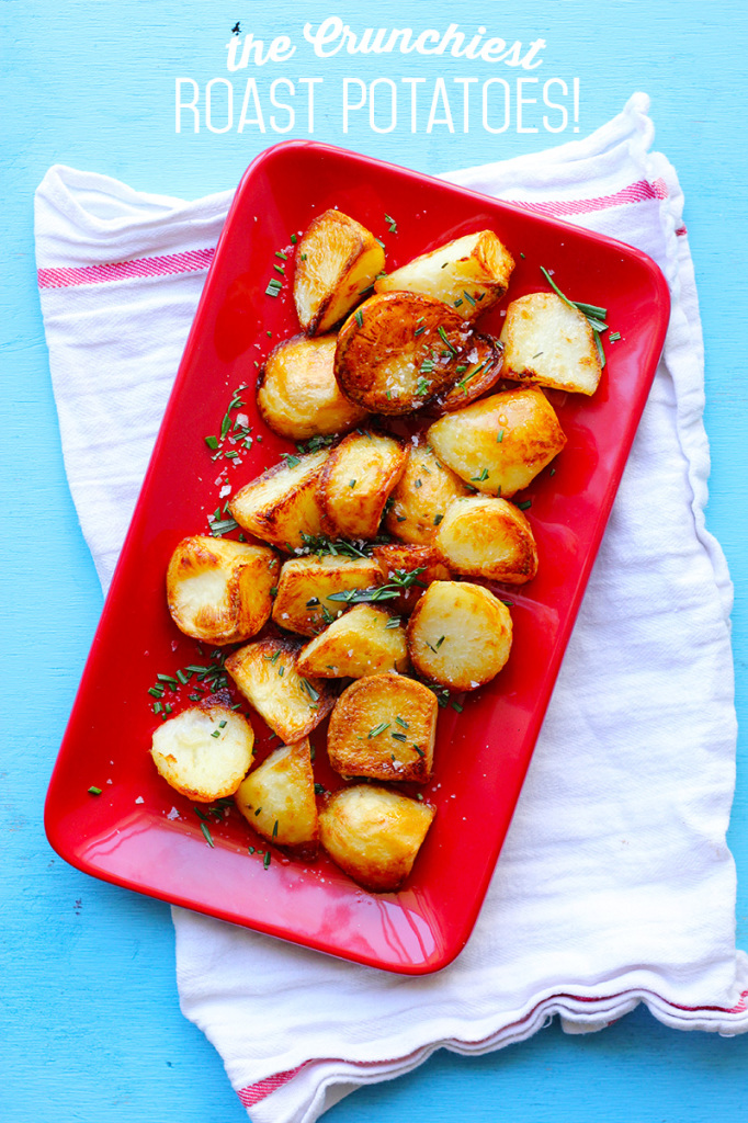 The Crunchiest Roast Potatoes // Thanksgiving Sides-A-Palooza | The ...