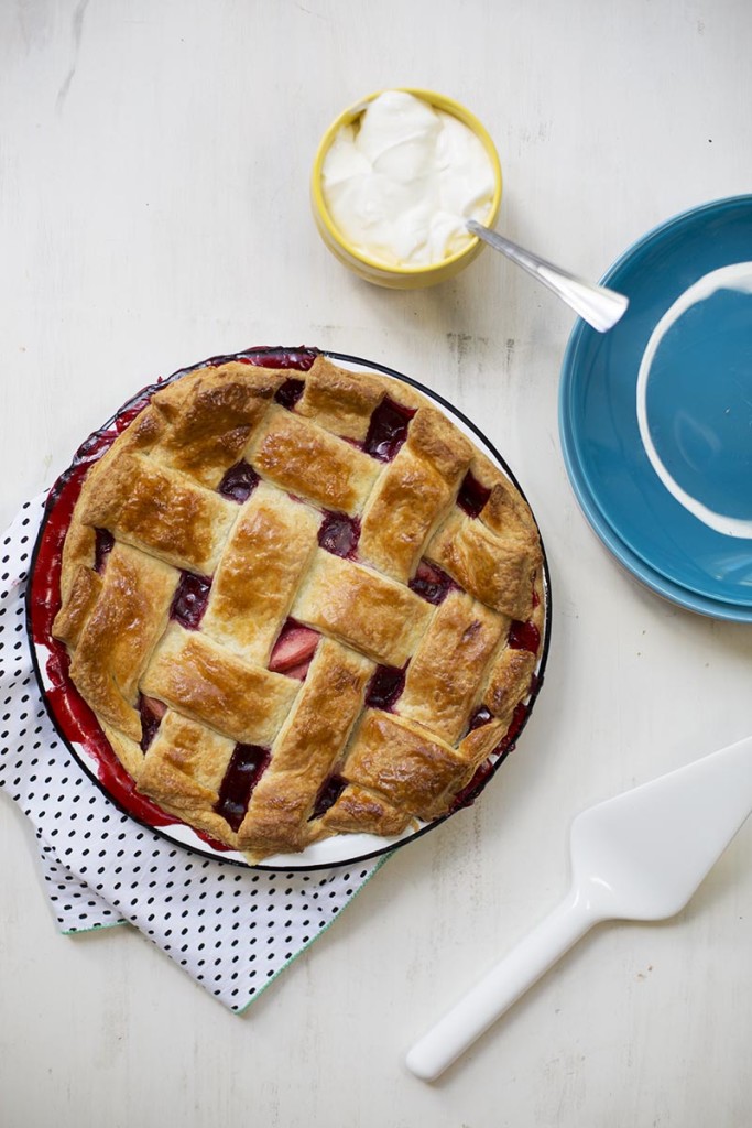 Apple Raspberry Pie with Rough Puff Pastry | The Sugar Hit