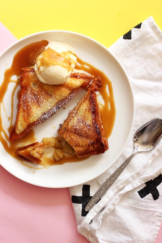 Brown Butterscotch Apple Jaffle | The Sugar Hit