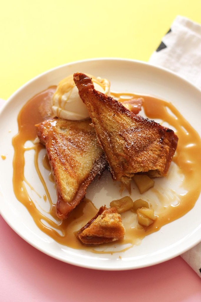 Brown Butterscotch Apple Jaffle | The Sugar Hit