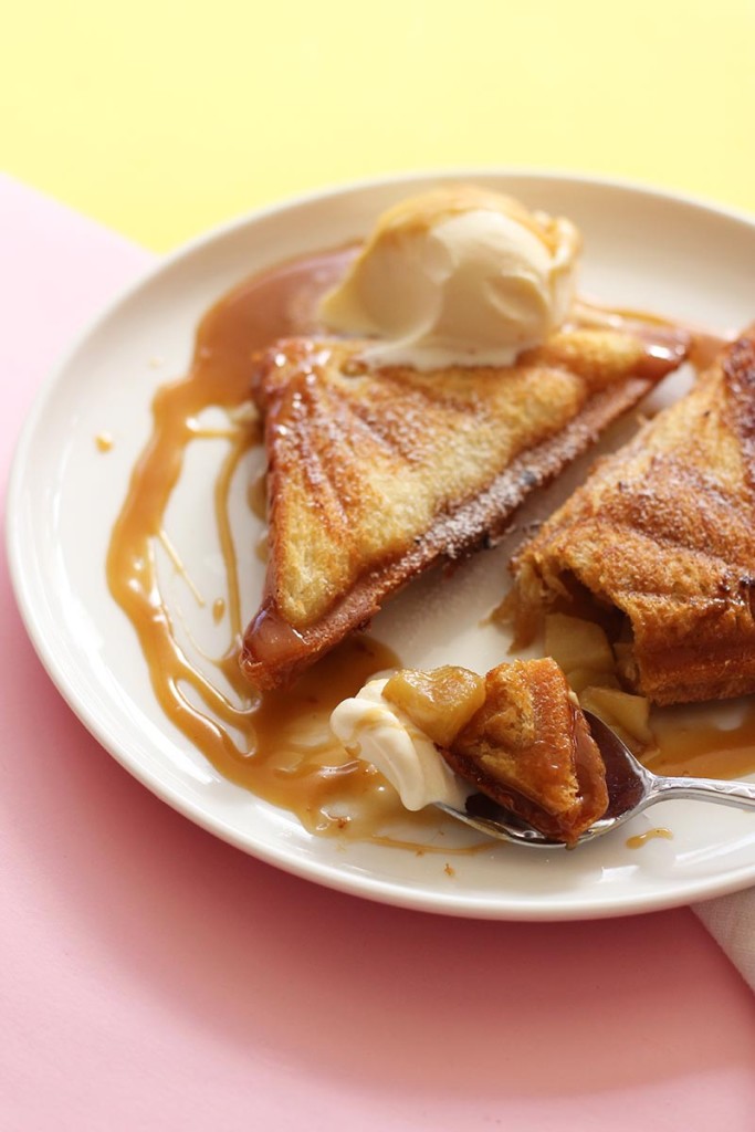Brown Butterscotch Apple Jaffle | The Sugar Hit