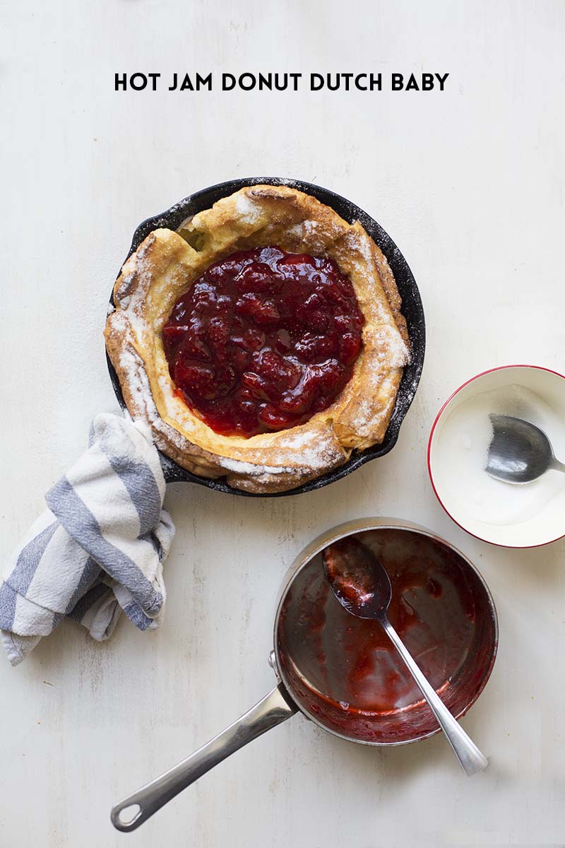 Hot Jam Donut Dutch Baby! | The Sugar Hit