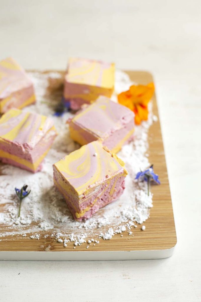 Passionfruit Raspberry Marshmallows | The Sugar Hit