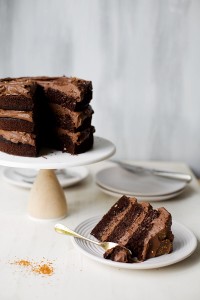 The Perfect Chocolate Fudge Layer Cake | The Sugar Hit